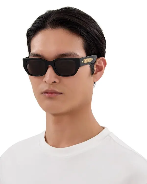 Bottega Veneta 52mm Rectangular Sunglasses