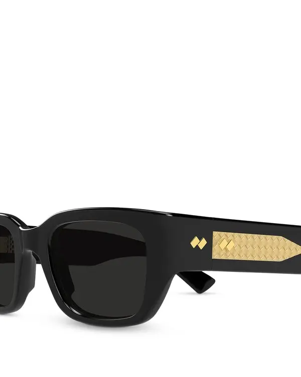 Bottega Veneta 52mm Rectangular Sunglasses