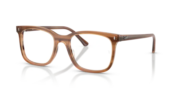 Ray-ban Eyeglasses - Striped Brown