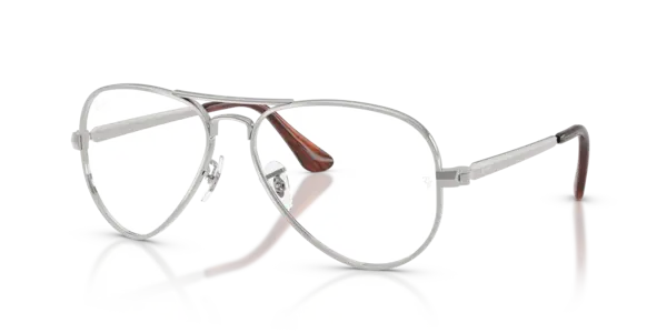 Ray-ban Full Rim Eyeglasses - Silver