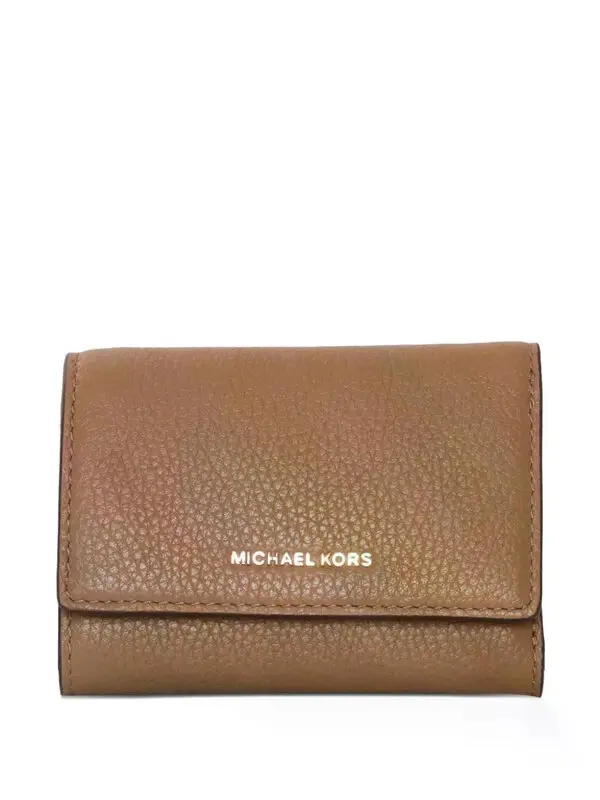 Michael Kors Tri-fold Leather Wallet - Brown