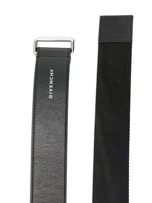 Givenchy Logo-stamp Leather Belt