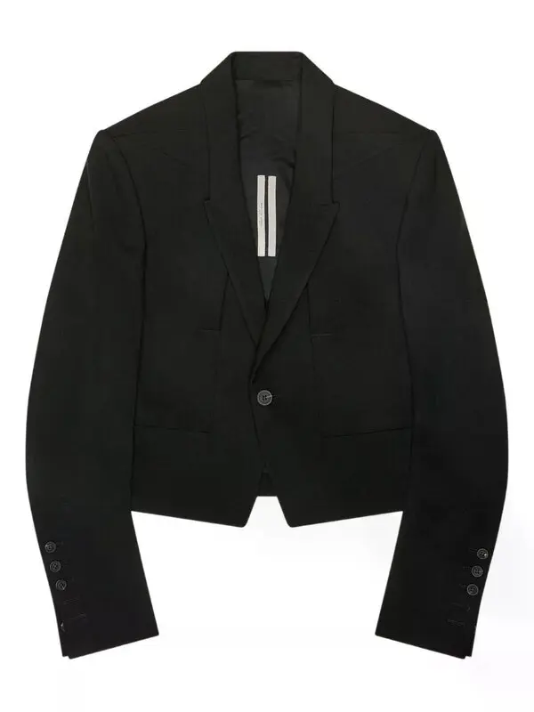 Rick Owens Buttoned Cotton Jacket