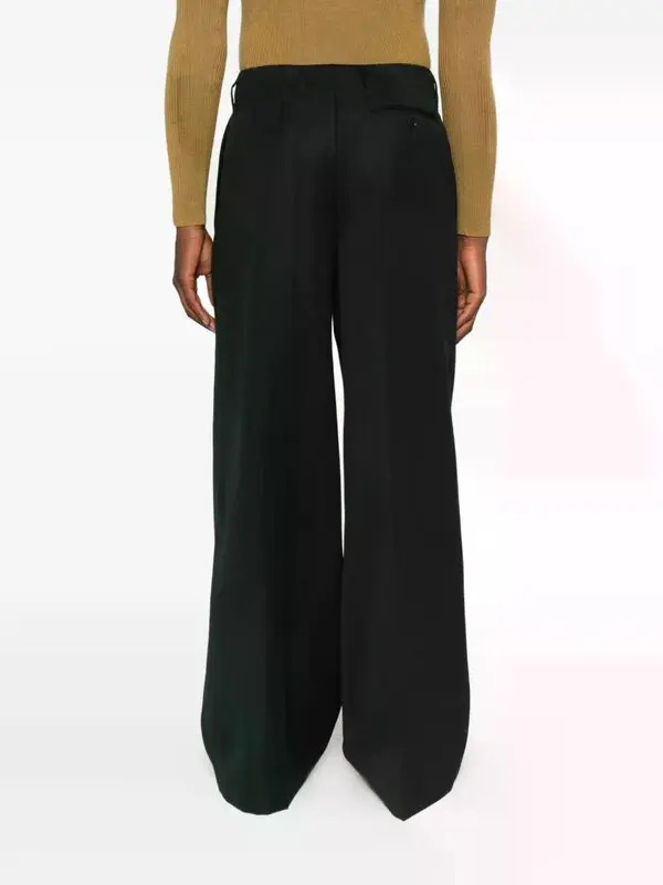 Lacoste Pleated Wide Leg Pants