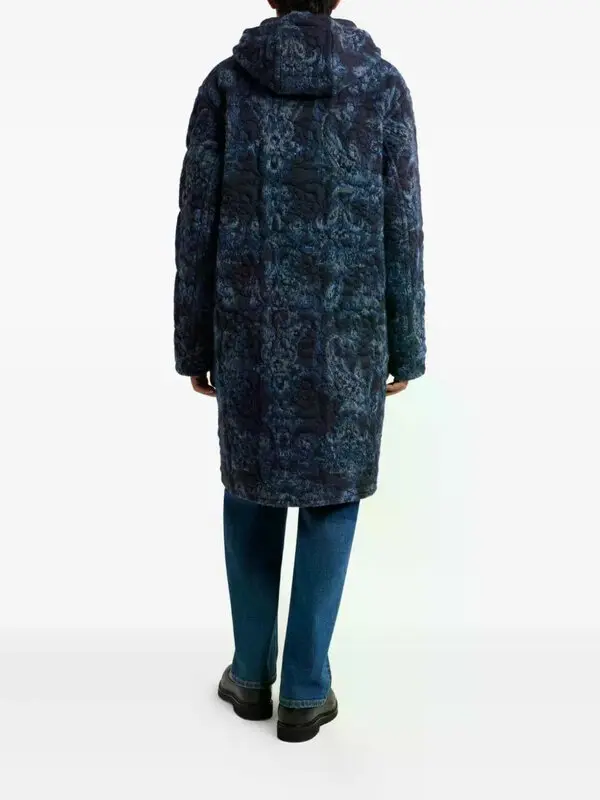 Etro Paisley Quilted Hooded Coat