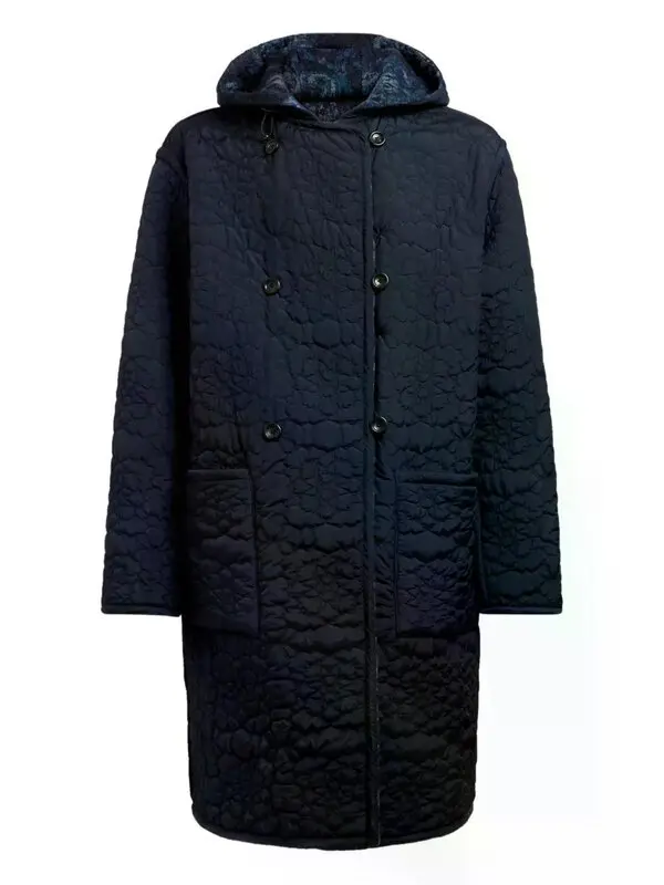 Etro Paisley Quilted Hooded Coat