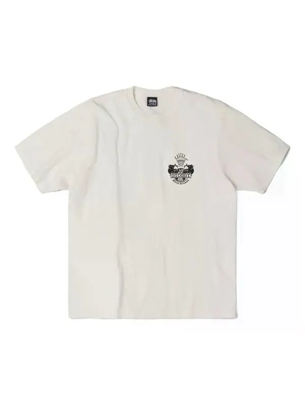 StÜssy Graphic Print T-shirt - Neutrals