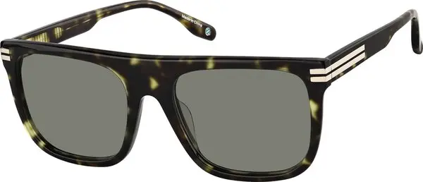 Zenni Square Full Rim Sunglasses - Tortoiseshell