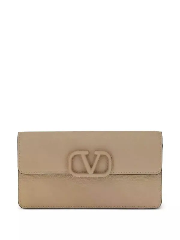 Valentino Garavani Vlogo Signature Strap Wallet - Brown