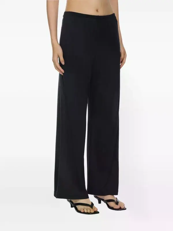 TOTEME Elastic-waist Trousers - Black