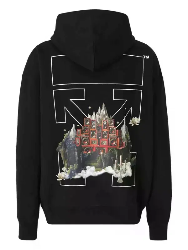 Off-White Graphic Print Hoodie