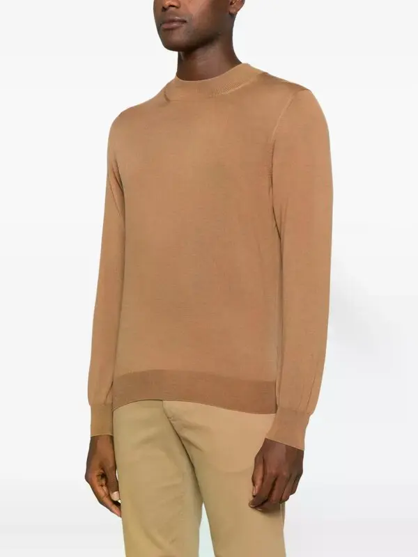 GRAN SASSO Crew-neck Sweater - Brown