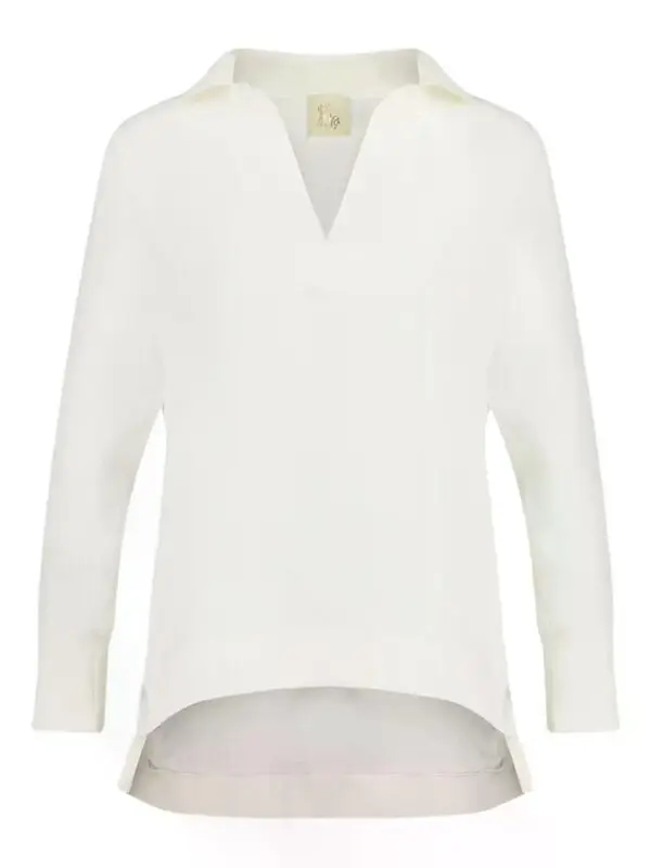 PAULA V-neck Long-sleeve Top
