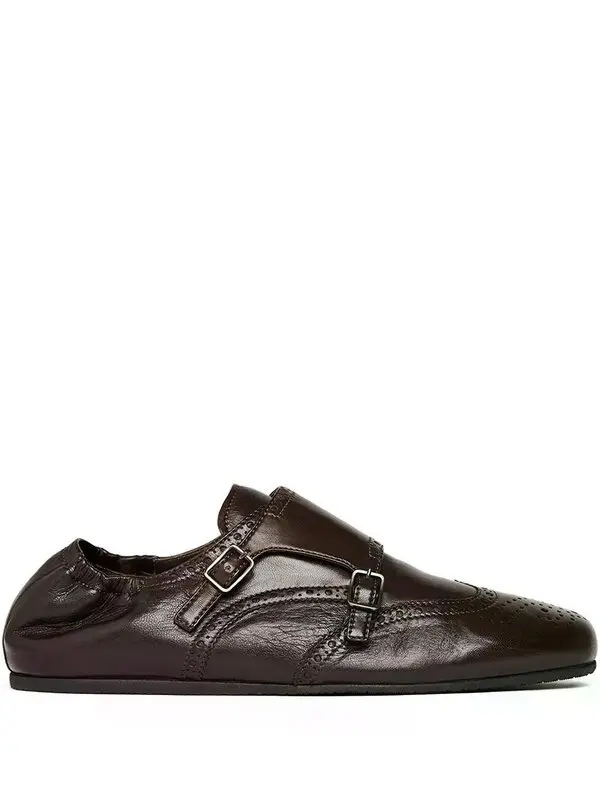 SCAROSSO Brogue Monk Shoes