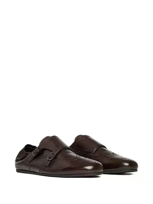 SCAROSSO Brogue Monk Shoes