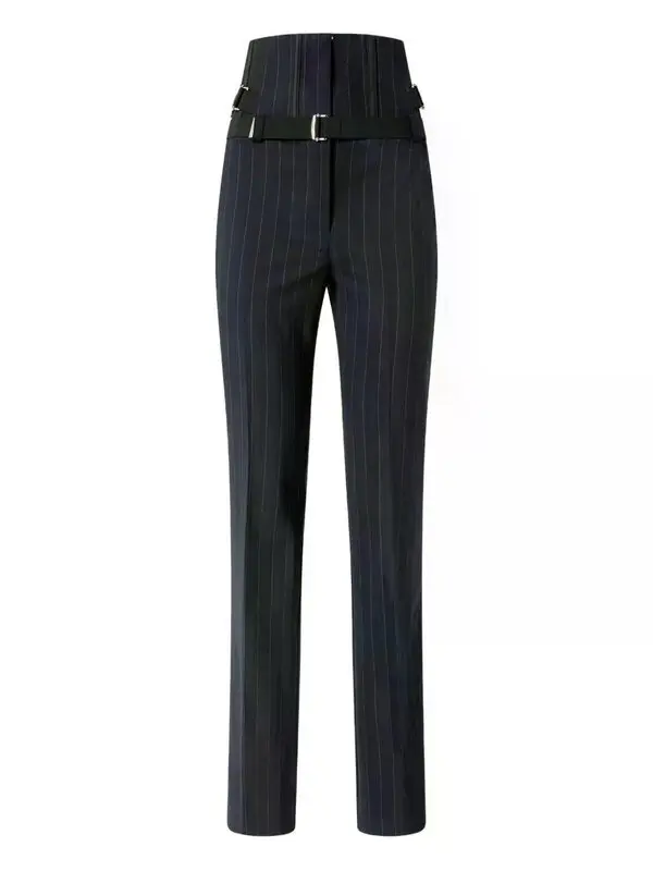 Pinko Pinstripe High-waisted Trousers