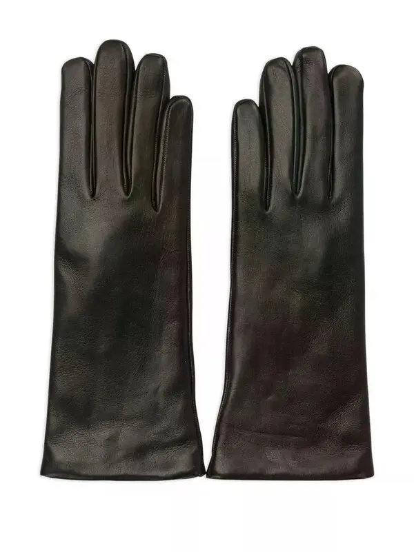 RESTELLI Leather Gloves - Black