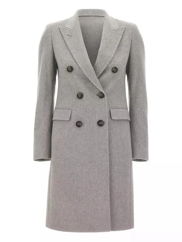 Tagliatore Peak-lapel Double-breasted Coat