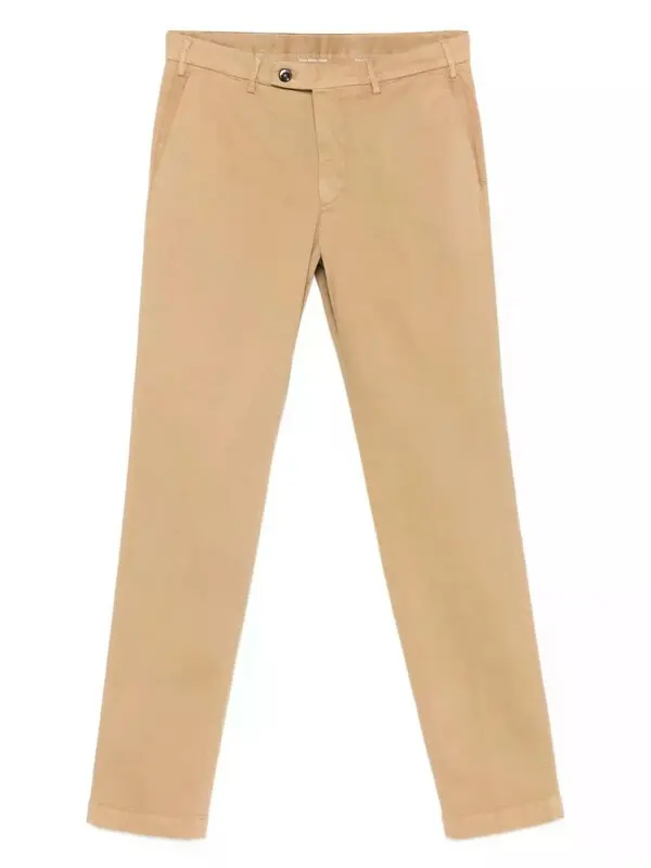 MICHAEL COAL Button-fastening Trousers - Brown