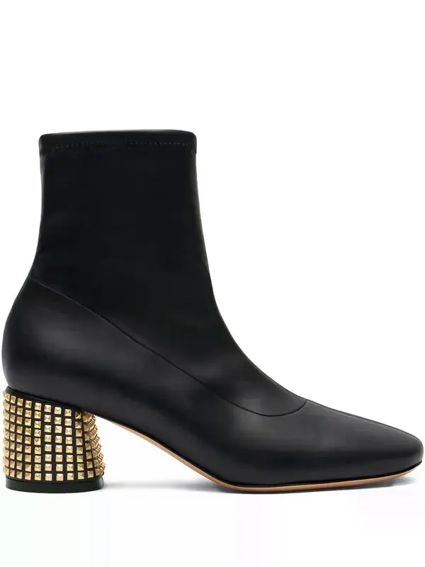 Casadei 50mm Leather Ankle Boots