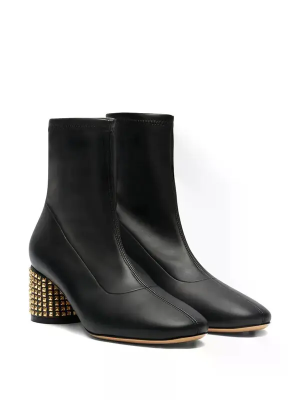 Casadei 50mm Leather Ankle Boots