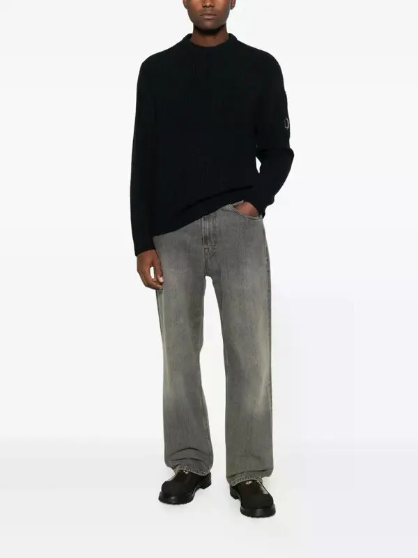 C.P. COMPANY Ribbed Knit Sweater