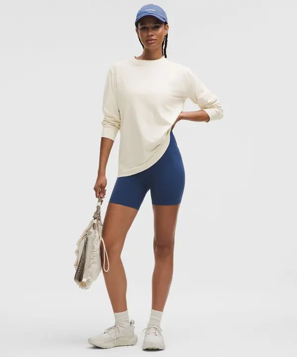 Lululemon All Yours Organic Cotton Long-sleeve Shirt - Light Ivory