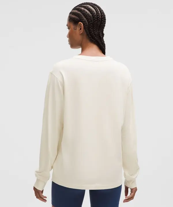 Lululemon All Yours Organic Cotton Long-sleeve Shirt - Light Ivory