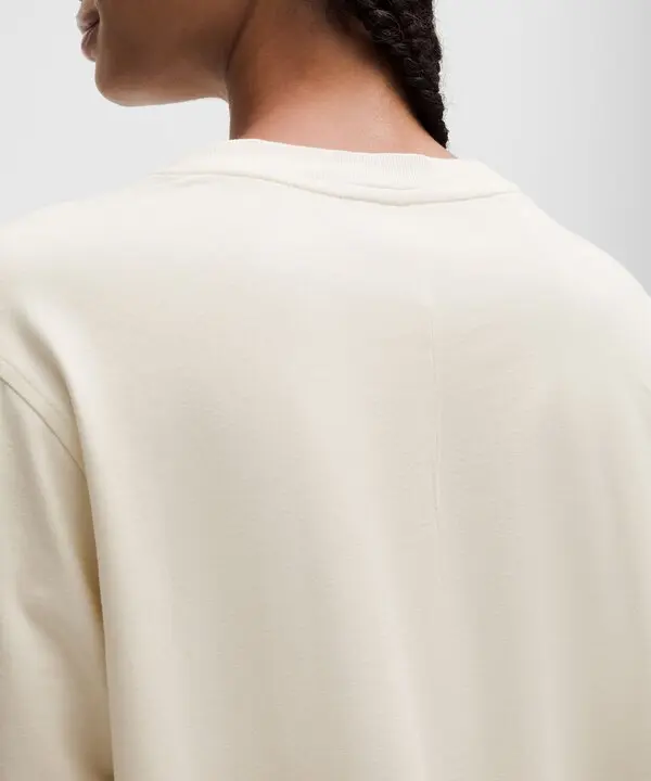 Lululemon All Yours Organic Cotton Long-sleeve Shirt - Light Ivory