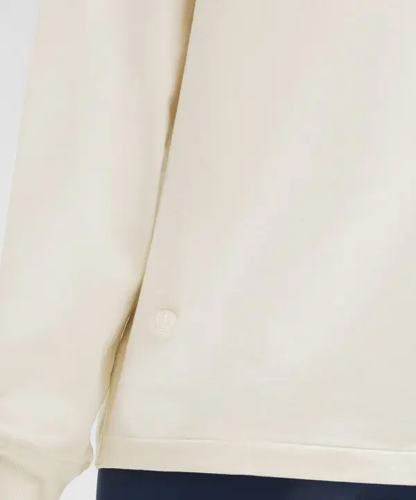 Lululemon All Yours Organic Cotton Long-sleeve Shirt - Light Ivory