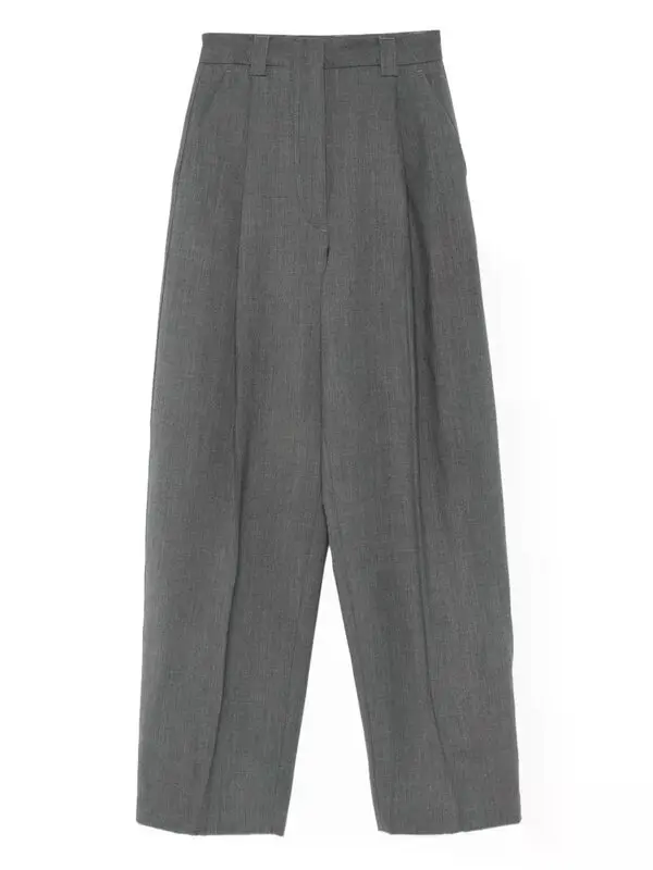THELATEST Pleated Trousers - Grey