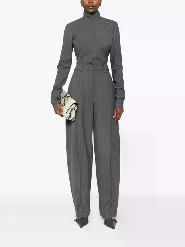 THELATEST Pleated Trousers - Grey