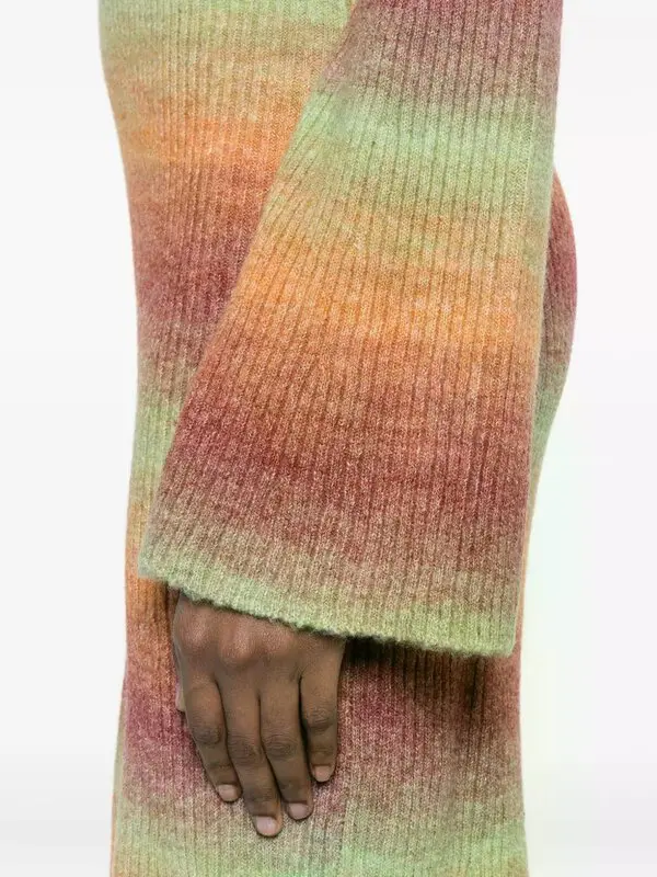 SIMONMILLER Axon Striped Midi Dress - Orange