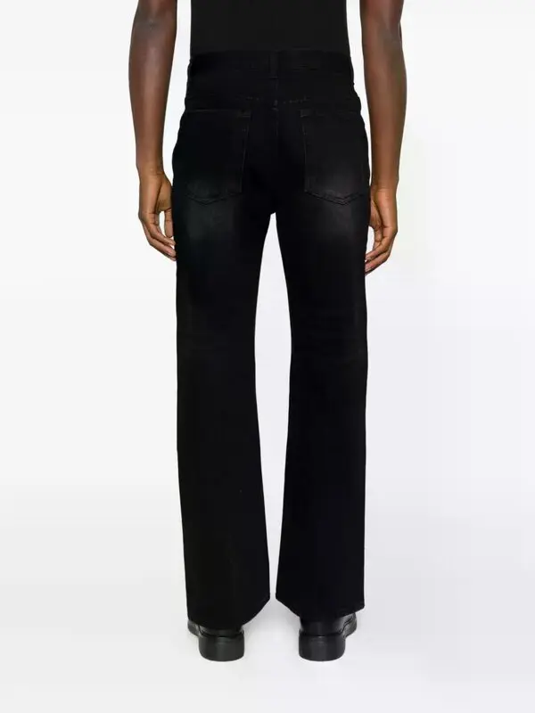 TONYWACK Faded-effect Straight Leg Jeans