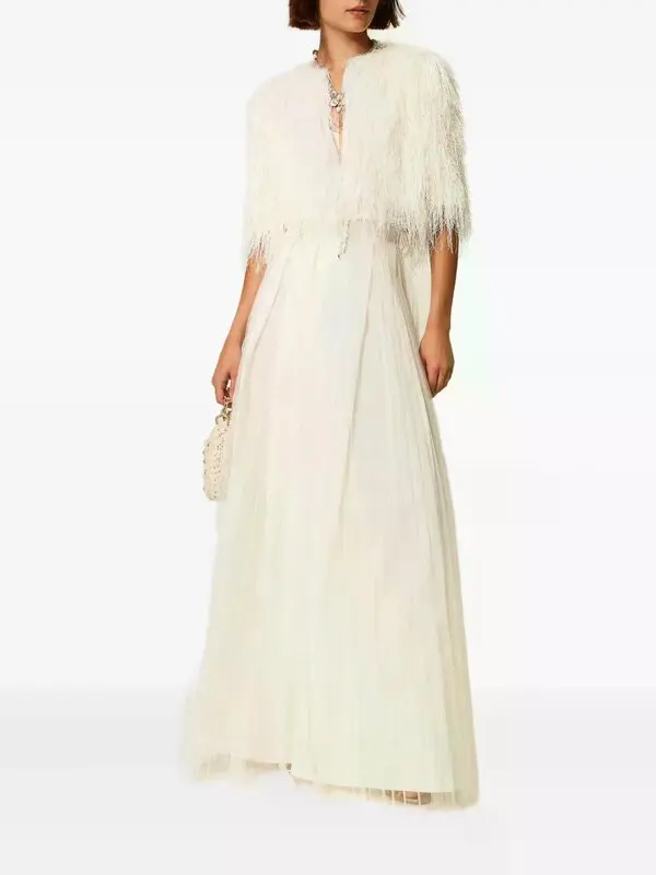 TWINSET Plisse Maxi Skirt