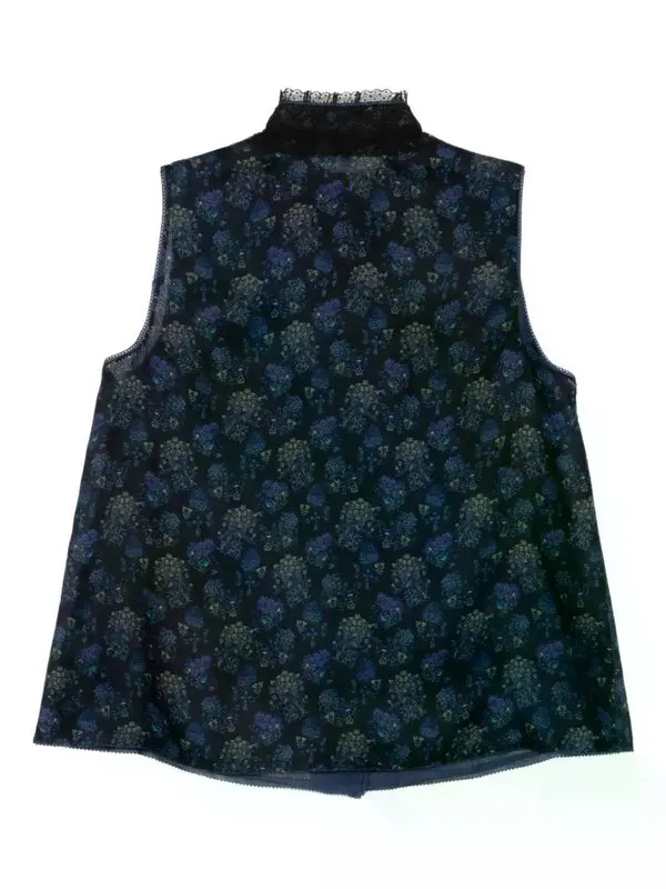 Shiatzy Chen Printed Gilet - Blue