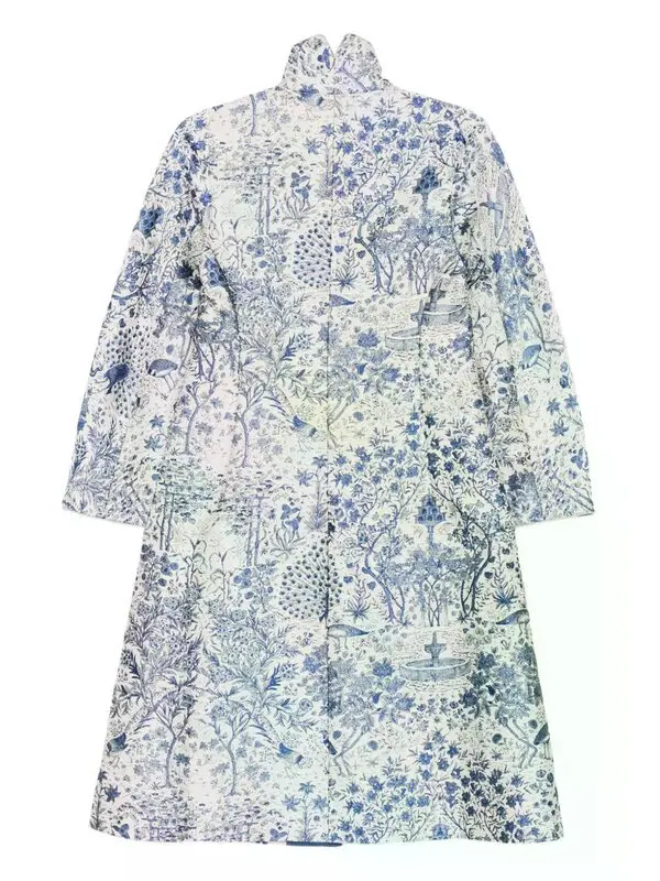 Shiatzy Chen Scape-of-curve Coat - Blue