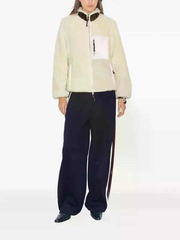 Tory Burch Fleece Colourblock Jacket