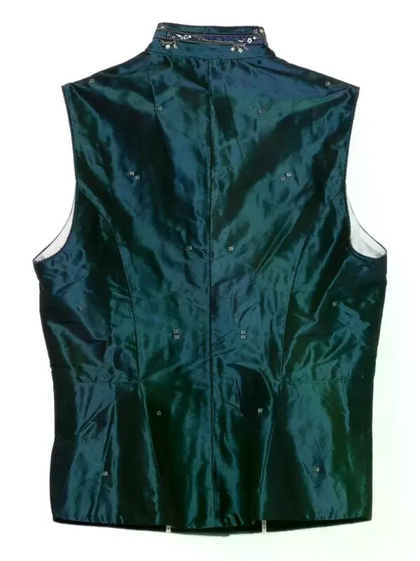 Shiatzy Chen Embellished Gilet - Blue