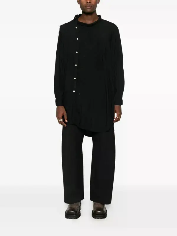 Comme Des Garçons Button-fastening Asymmetric Shirt