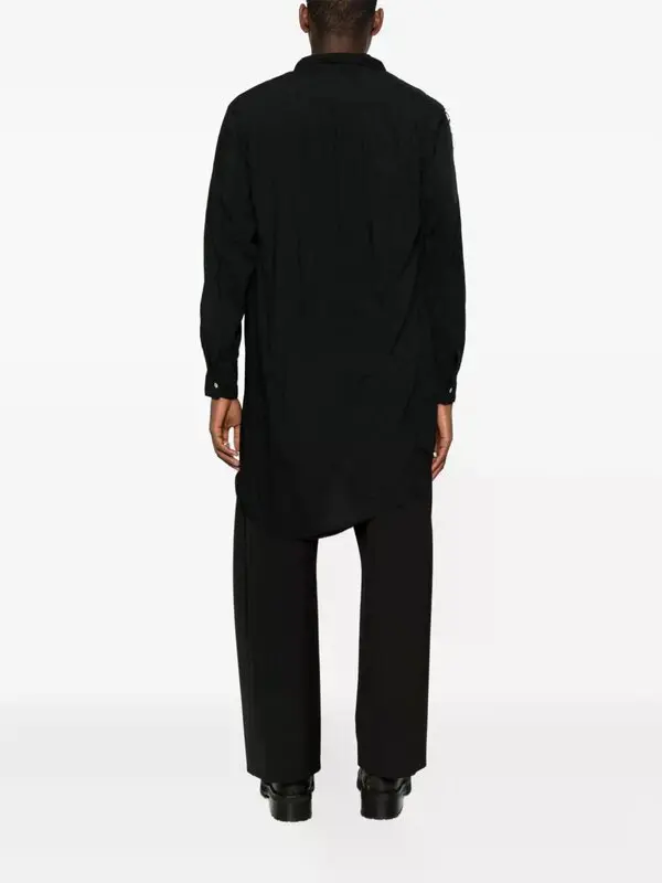 Comme Des Garçons Button-fastening Asymmetric Shirt