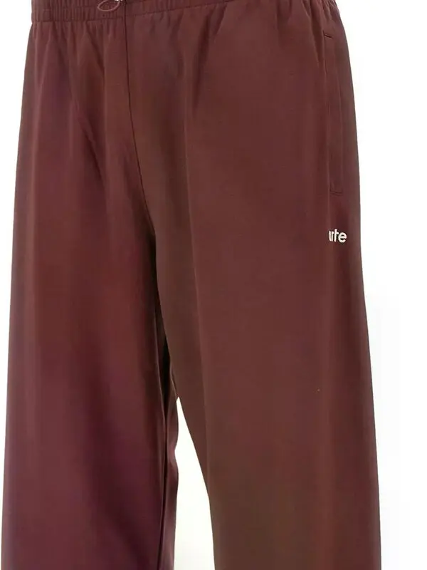 ARTE ANTWERP Logo-embroidered Track Pants - Red