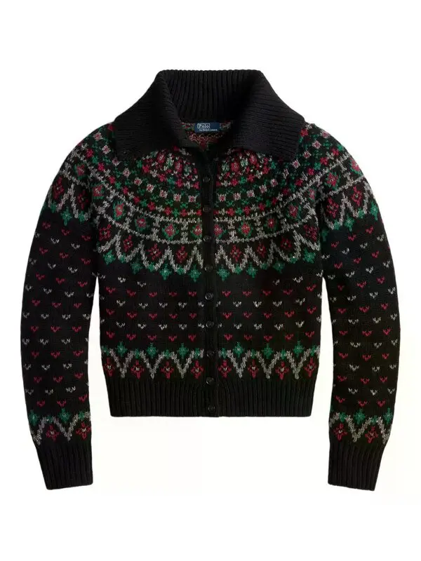 Polo Ralph Lauren Fair Isle Wool-blend Cardigan