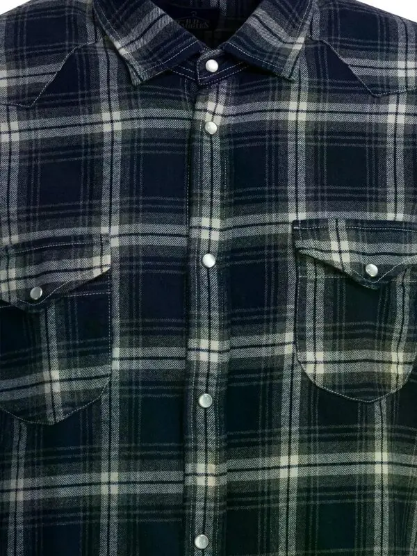 B.D.BAGGIES Plaid Pockets Shirt