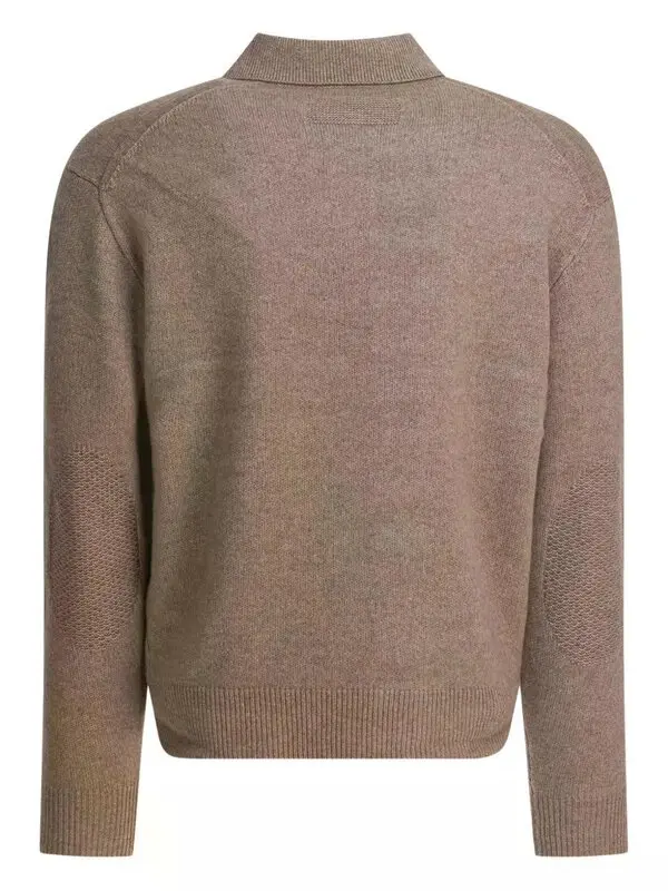 Guest In Residence Elbow-detailed Polo Shirt - Brown