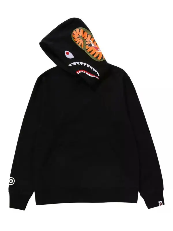 A BATHING APE Printed Shark Hoodie