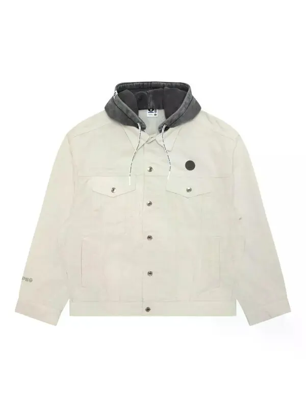 AAPE BY *A BATHING APE® Buttoned-front Hooded Jacket