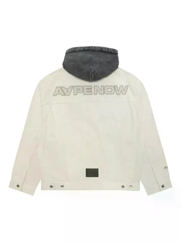 AAPE BY *A BATHING APE® Buttoned-front Hooded Jacket