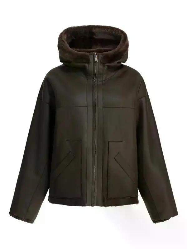 BLANCHA Hooded Sheepskin Jacket
