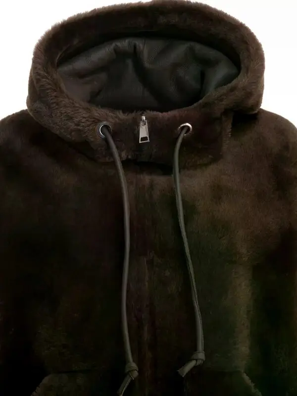 BLANCHA Hooded Sheepskin Jacket